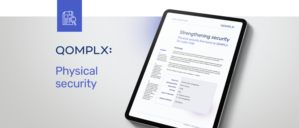 Cyber Risk Analytics Management - QOMPLX (Page 1)